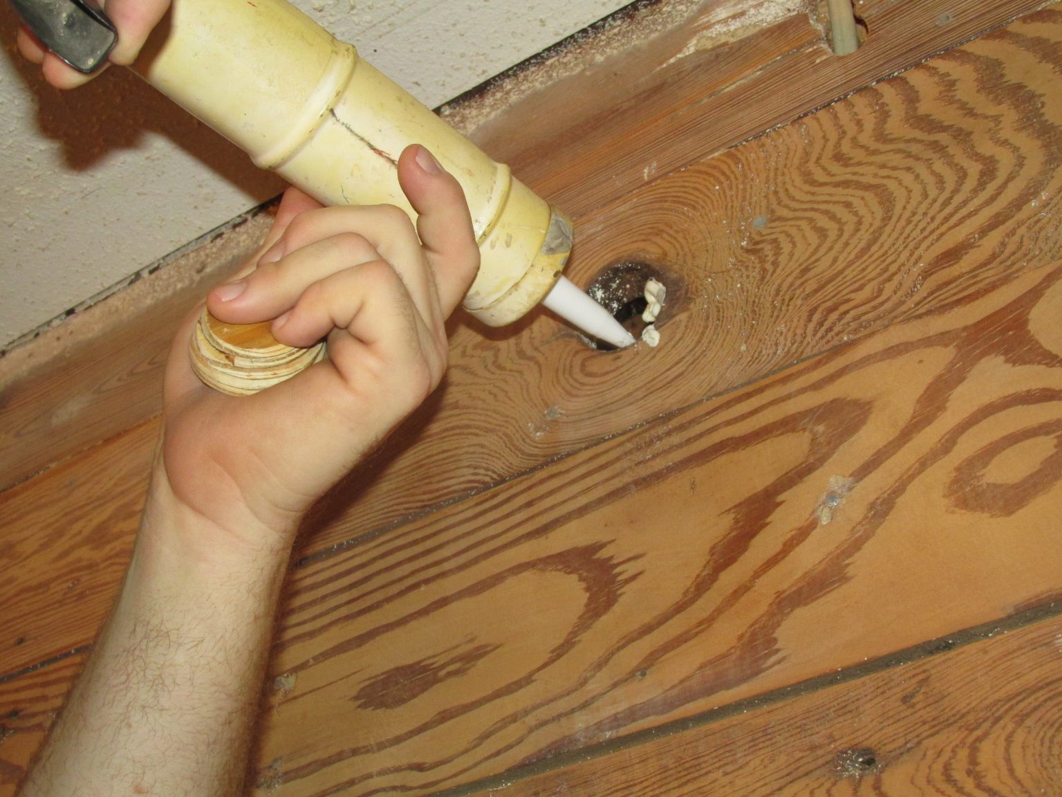 How to Make Wood Knot Hole Plugs - Country Life Charm Blog